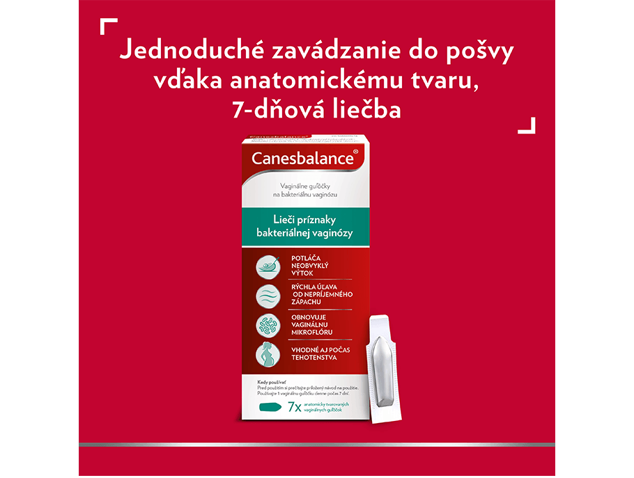 Canesbalance (vaginálna guľôčka) | Prípravky Canesten